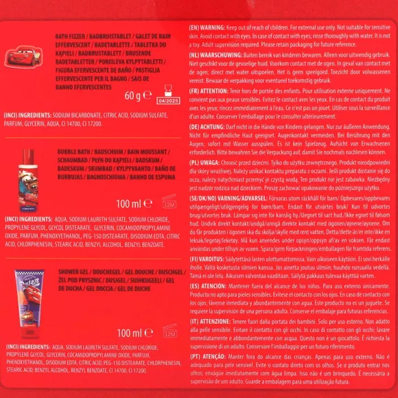Coffret De Bain Cars - Stokomani